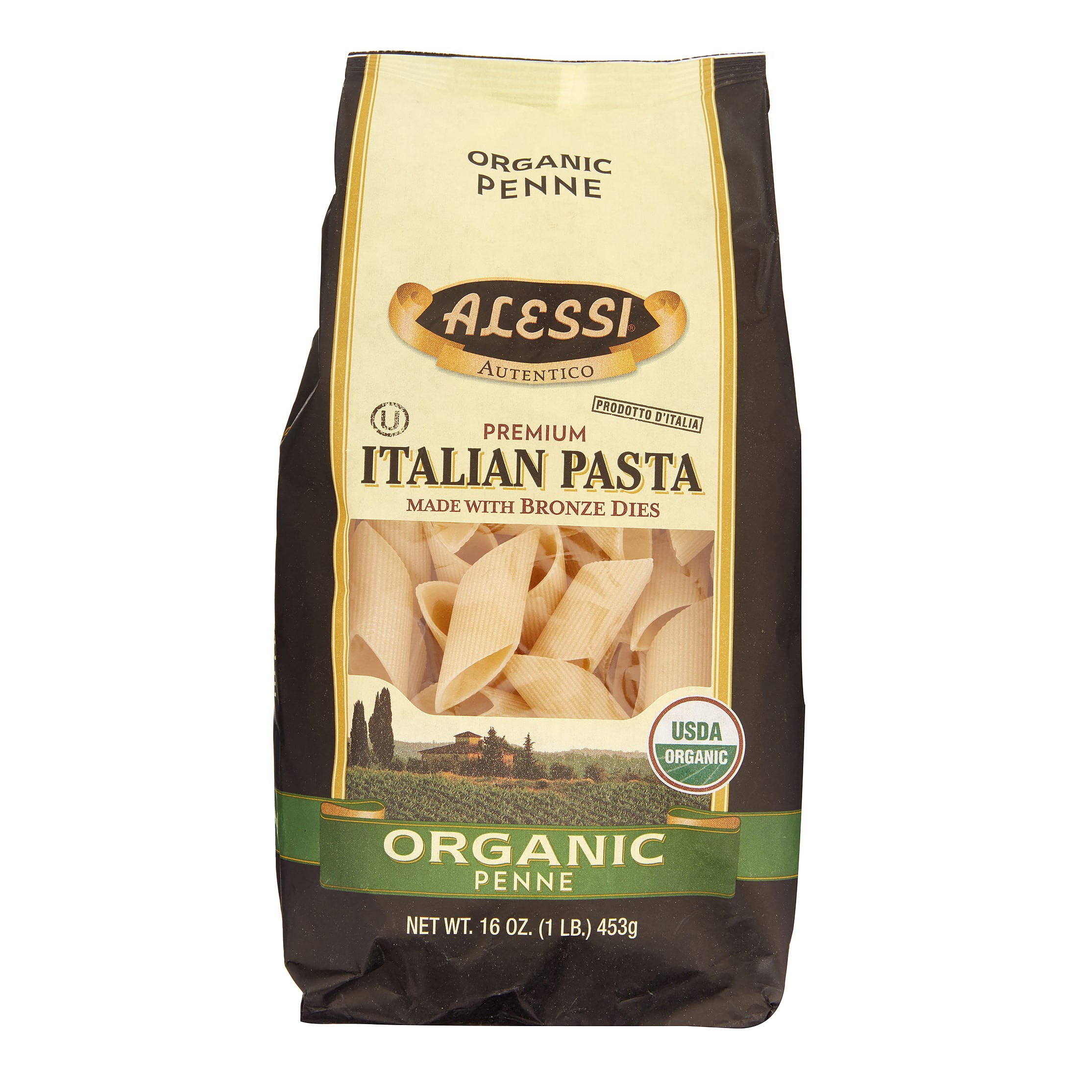 Alessi Organic Penne Pasta, 16 Ounce -- 6 per case. - Walmart.com