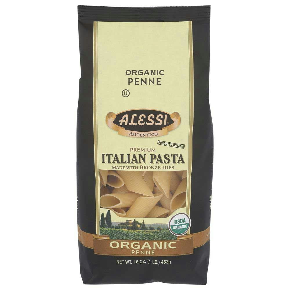 Alessi Organic Penne Pasta 16 oz (Pack Of 12) - Walmart.com