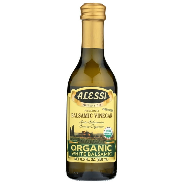 Alessi Premium Balsamic Vinegar Organic White Balsamic , 8.5 oz ...