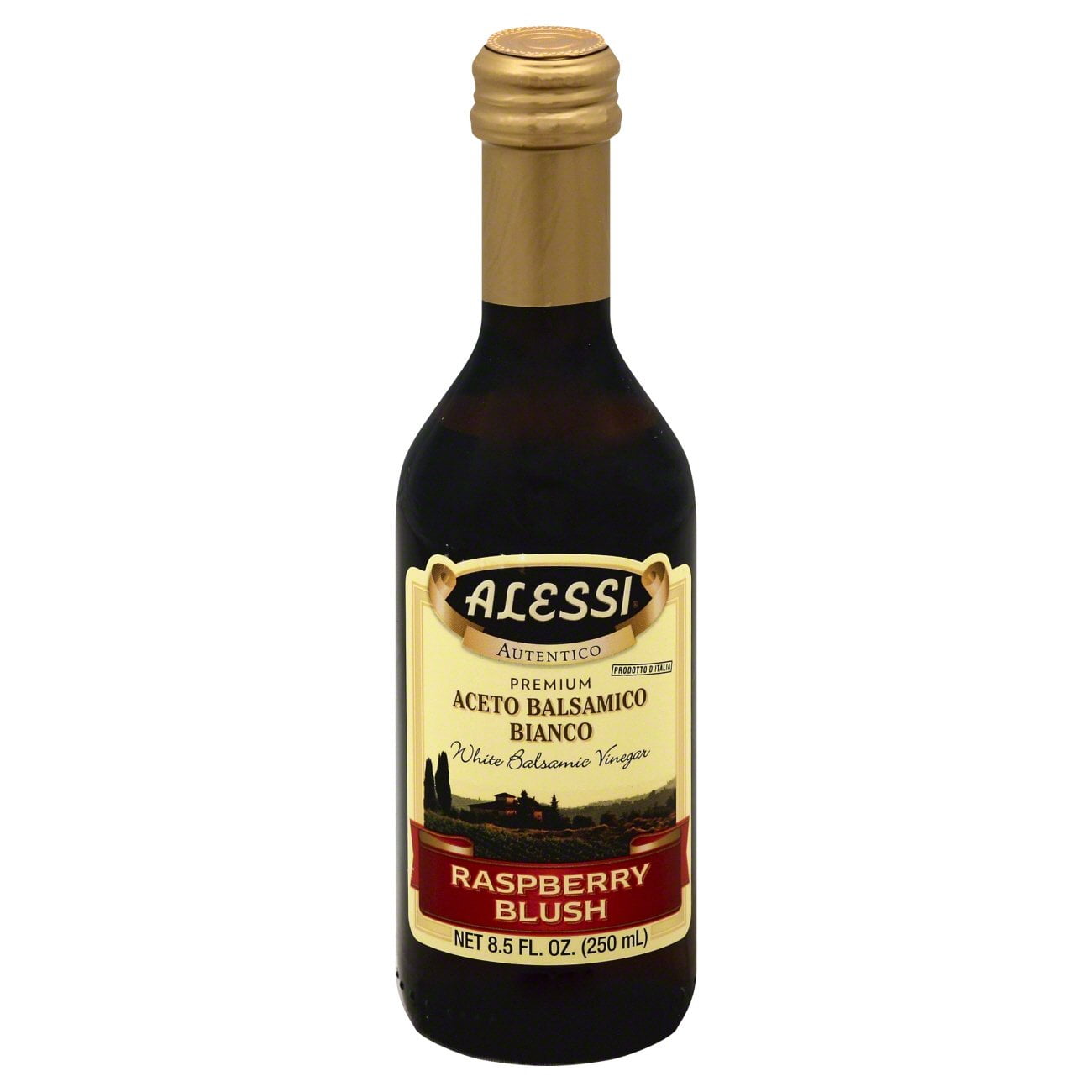Alessi Raspberry Blush White Balsamic Vinegar, 8.5 oz (Package May Vary ...