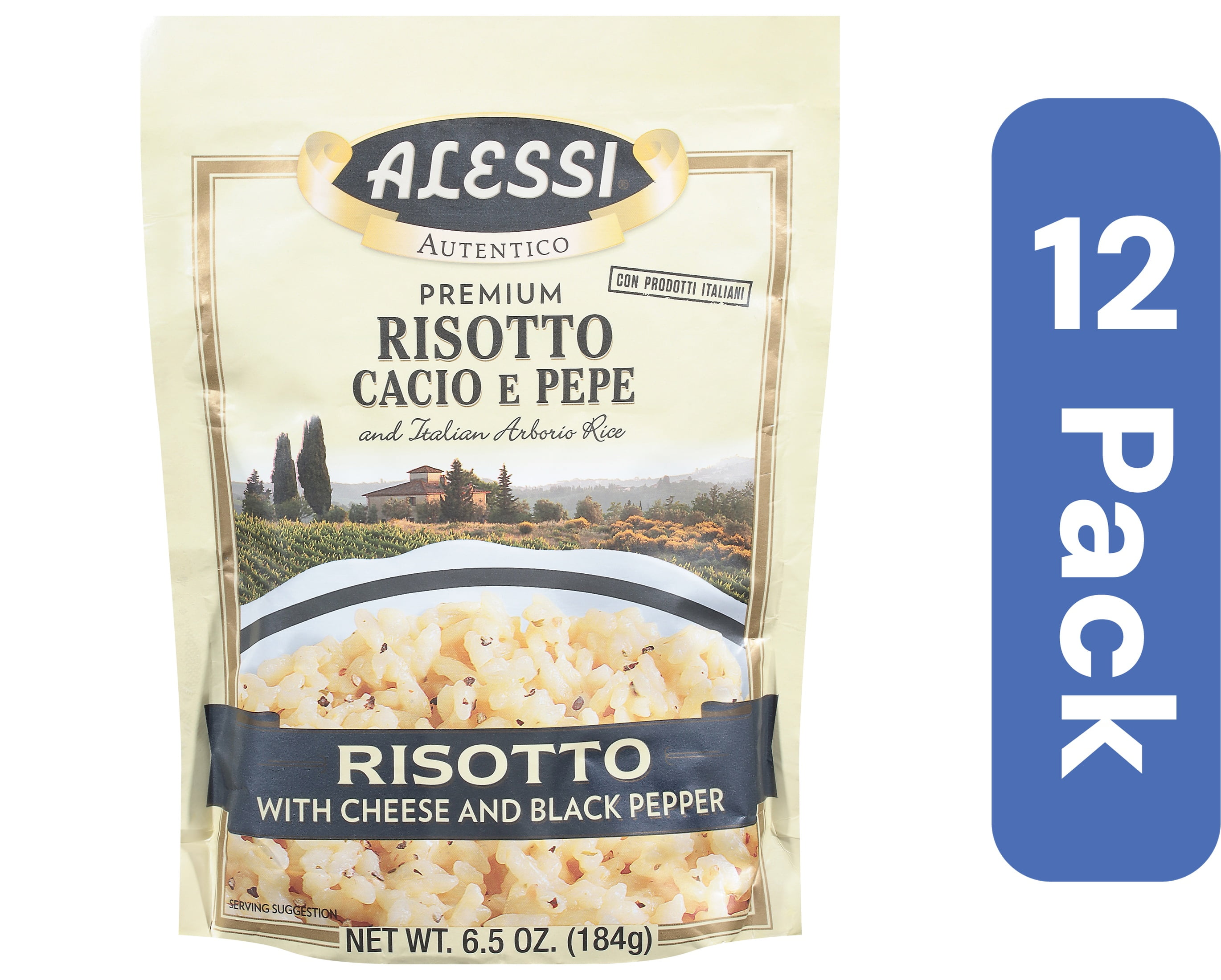 Alessi Risotto Cacio e Pepe 6.5 oz (Pack Of 12) - Walmart.com