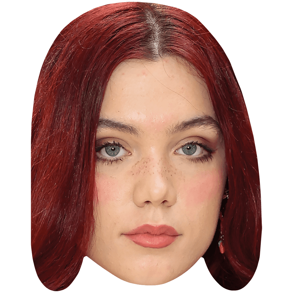 Alessi Rose (Long Hair) Celebrity Mask, Flat Card Face, Fancy Dress ...