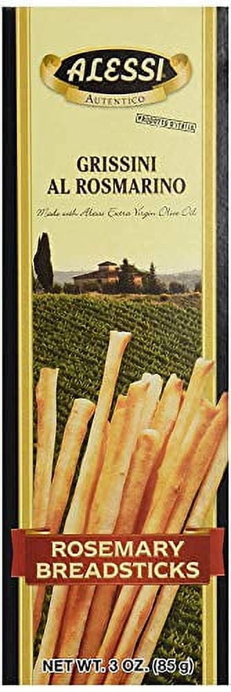 Alessi Rosemary Breadsticks, 3 Oz, 100% Natural, Low Fat, Imported from ...