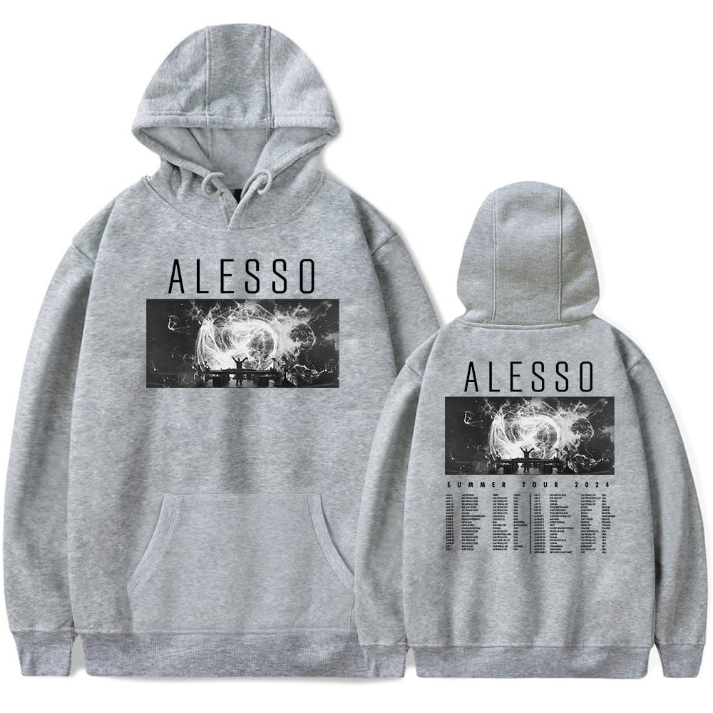 Alesso Tour 2024 Merch Hoodies Women Men Long Sleeve Casual Sweatshirt ...