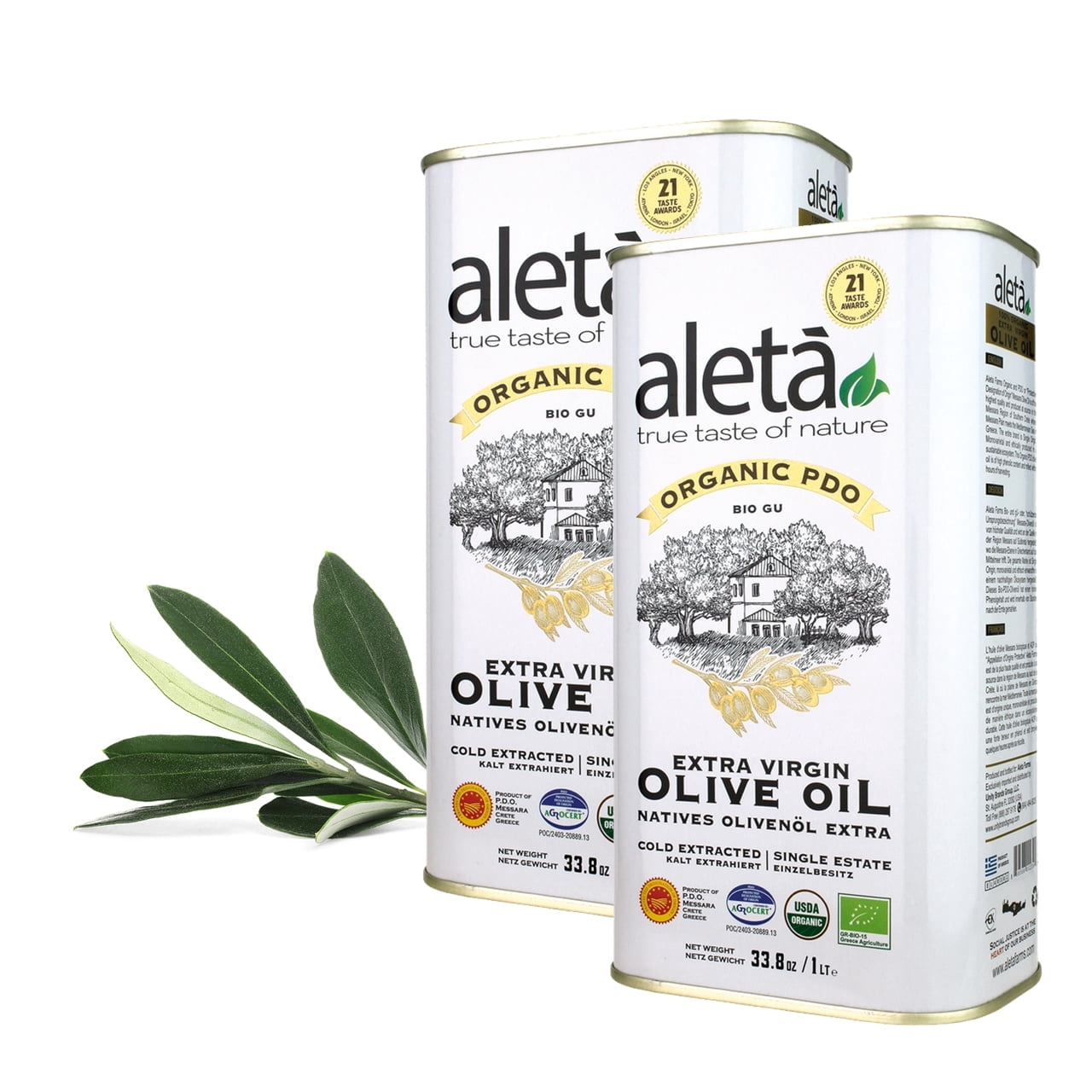 Aleta, Organic Single Estate Extra Virgin Olive Oil, 2024 Harvest ...