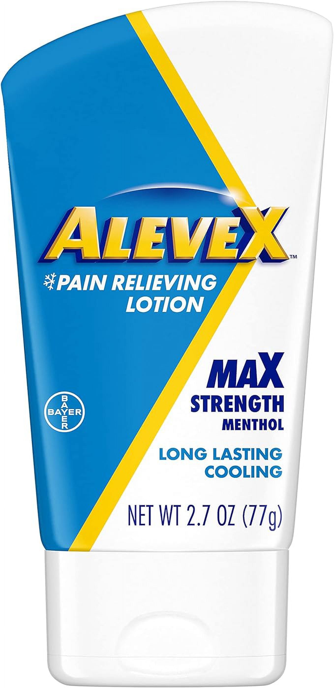 Aleve AleveX Pain Relieving Lotion, Powerful & Long Lasting for ...