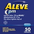 Aleve PM Pain Reliever & Nighttime Sleep Aid Caplets, 50 Count ...