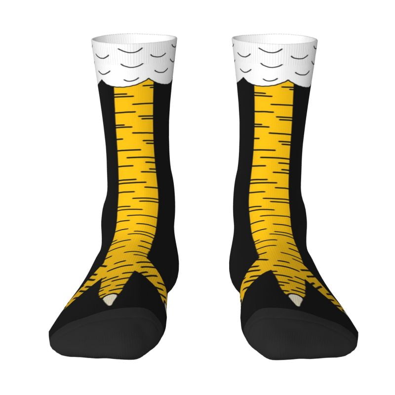 Alex 2025 Custom Kawaii Men’s Funny Chicken Legs Dress Socks, Unisex ...