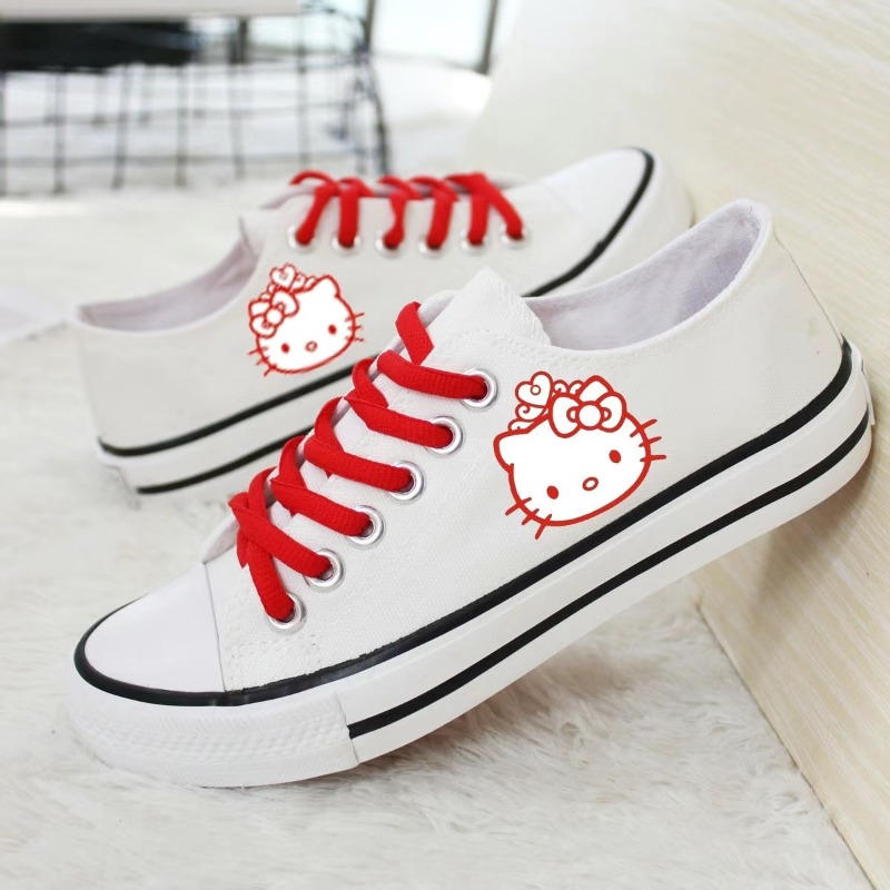 Alex 2025 Korean Version Hello Kitty Print Y2K Women's Low-Top Classic ...