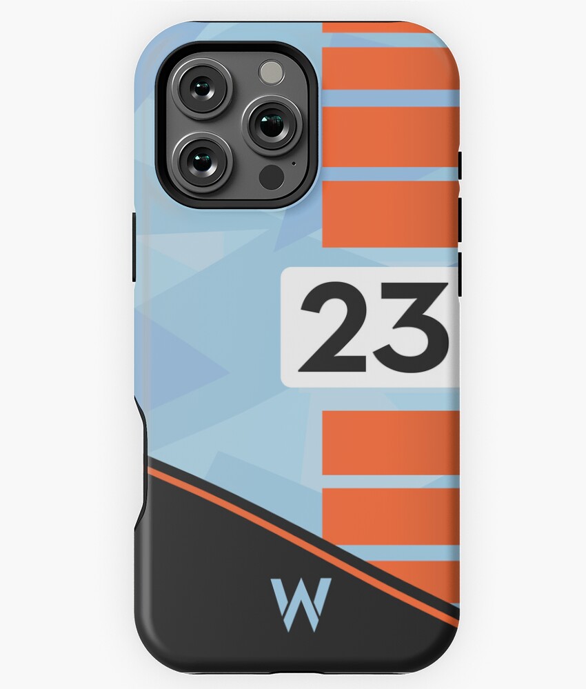 Alex Albon Special Livery N1515 Phone Case for iPhone 17 16 15 14 13 12 ...