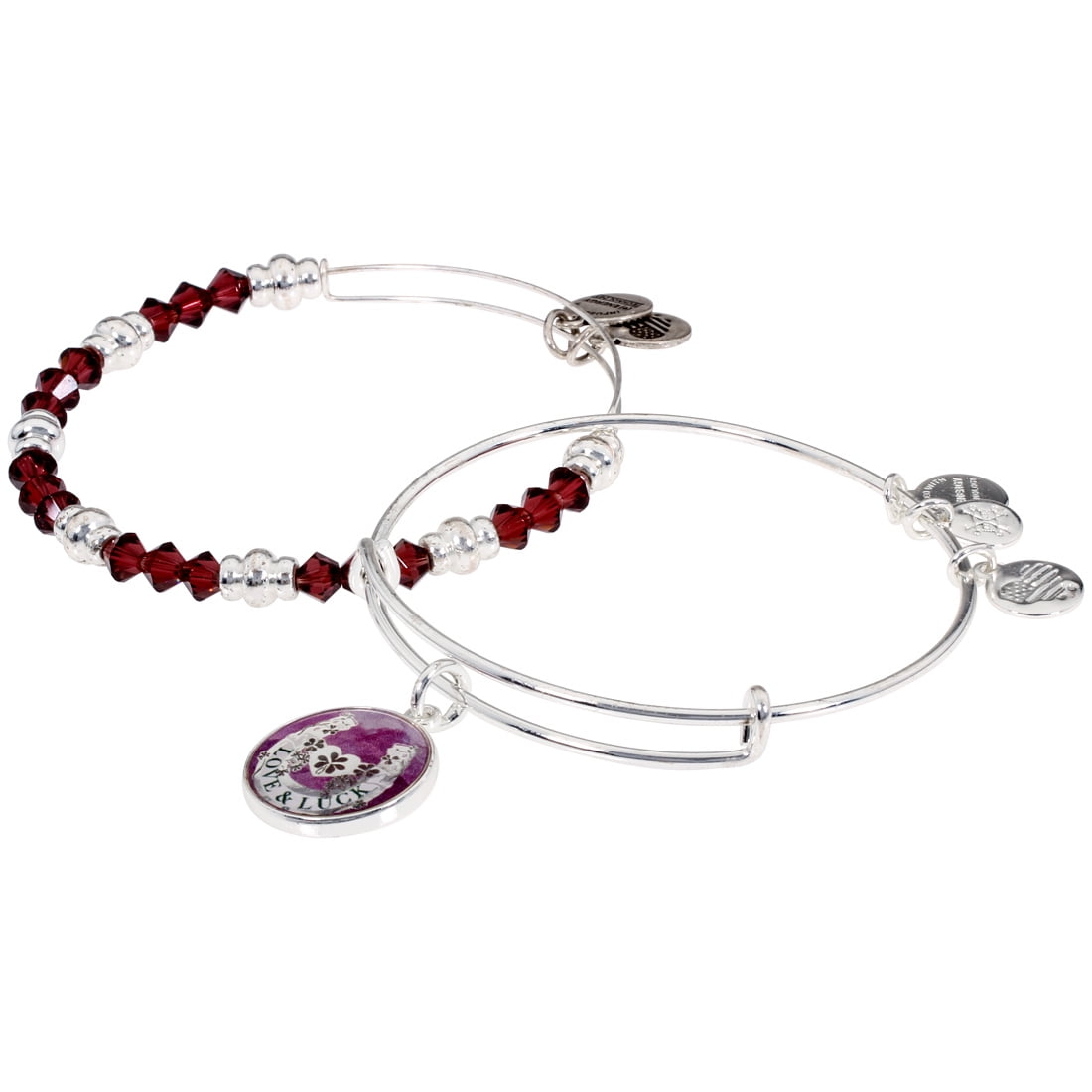 Alex And Ani Art Infusion Fortunes Favor Two Tone One Size Bracelet ...