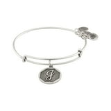 Alex And Ani Initial J Charm Rafaelian Silver Finish Bangle Bracelet A13EB14JS - Walmart.com
