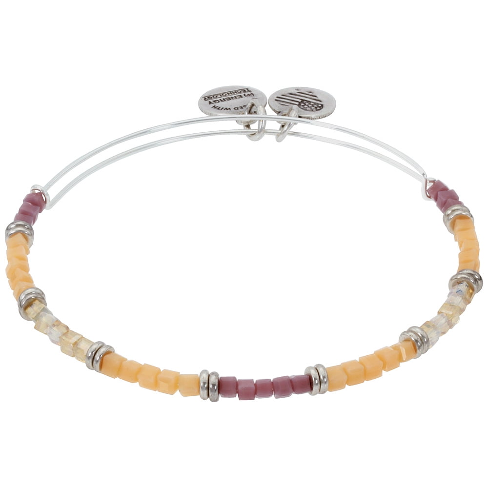Alex And Ani Rafaelian Silver Finish Temple Iris Bangle Bracelet ...