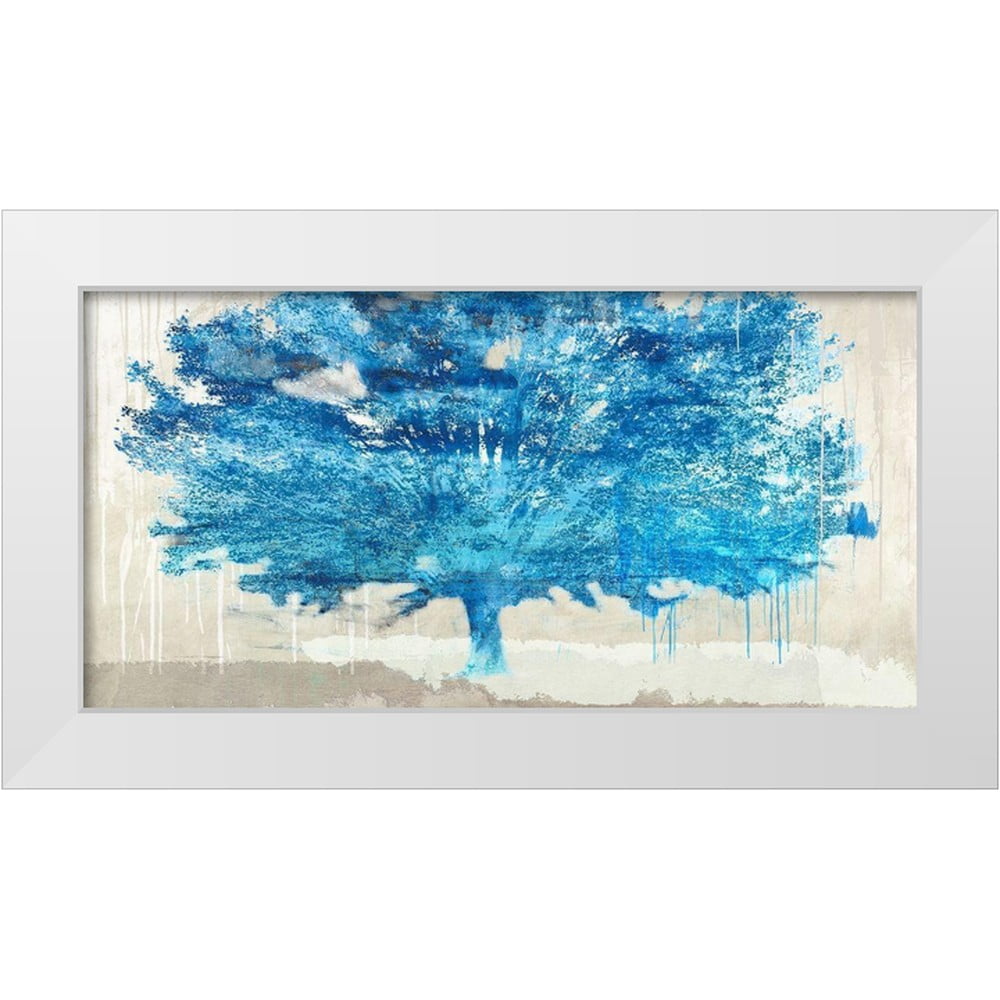 Alex, Blanco 24x14 White Modern Wood Framed Museum Art Print Titled ...
