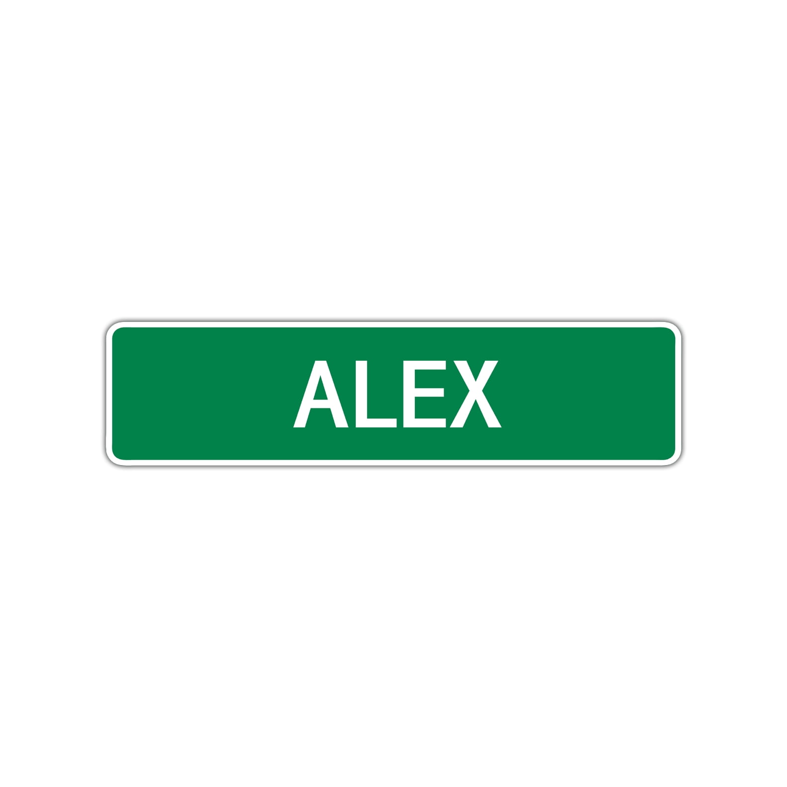 Alex Boys Children Name Indoor Outdoor Wall Novelty Letter Printed ...