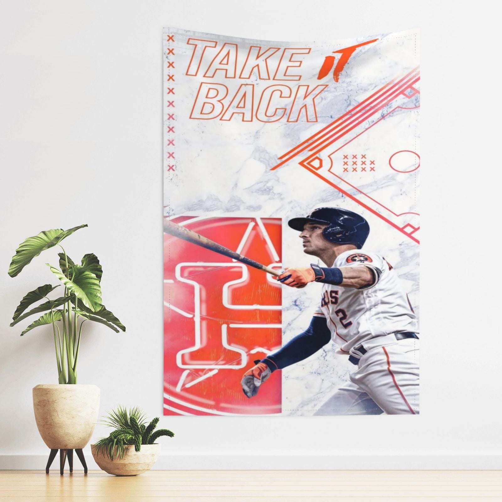 Alex Bregman Tapestry 60x40in Baseball Team Star Wall Decoration Tapestry Home Decoration ...