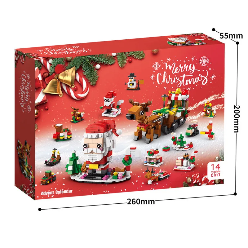 Alex Christmas Building Blocks Set Box, Kids Toys for Xmas Advent ...