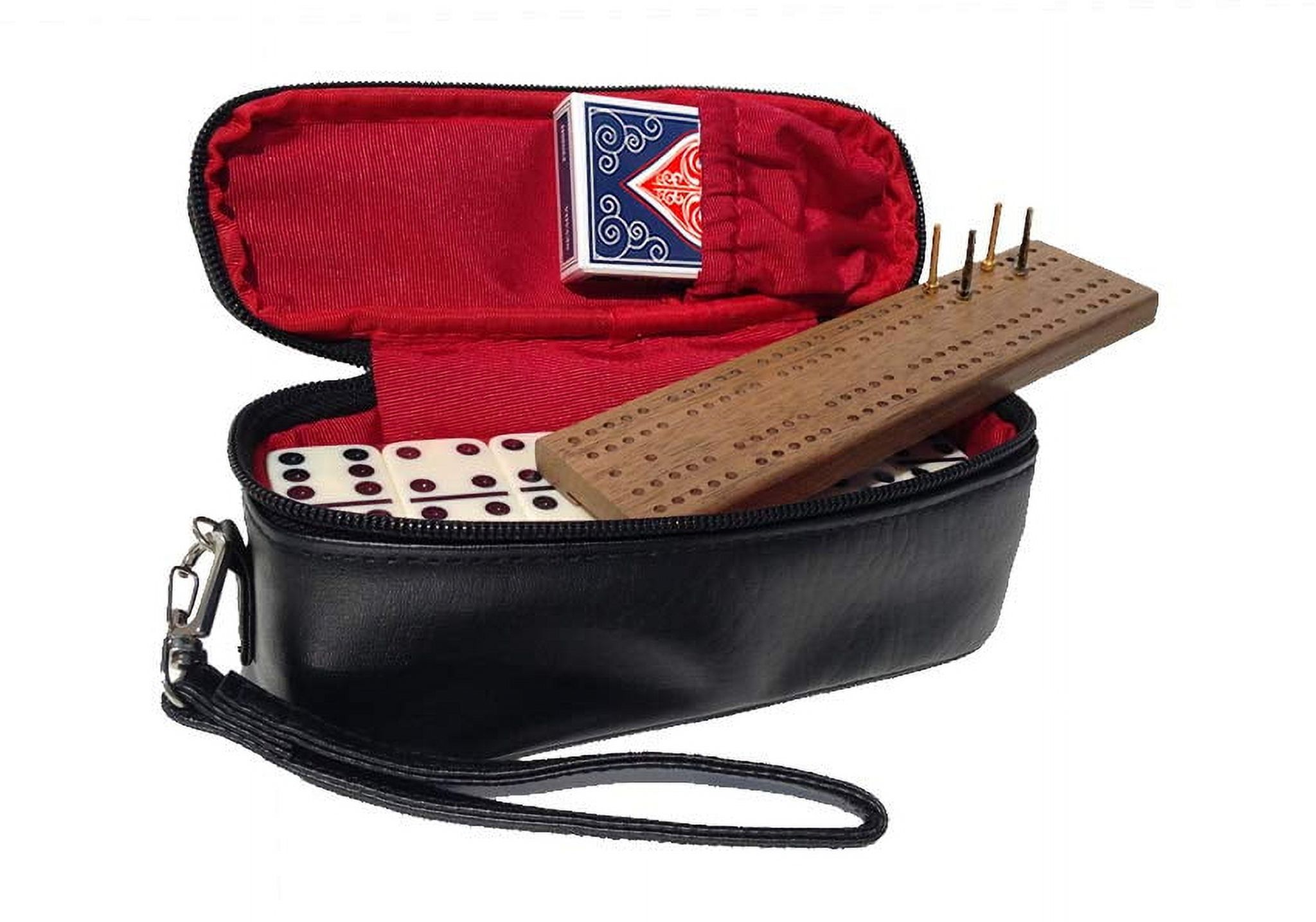 Alex Cramer The Perfect MMF7 Traveler Classic Domino Set with Leather ...