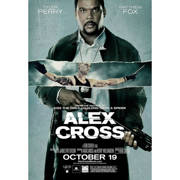 Alex Cross Posters Alex Cross Poster 12x16 Print on Metal Sign 12in x ...
