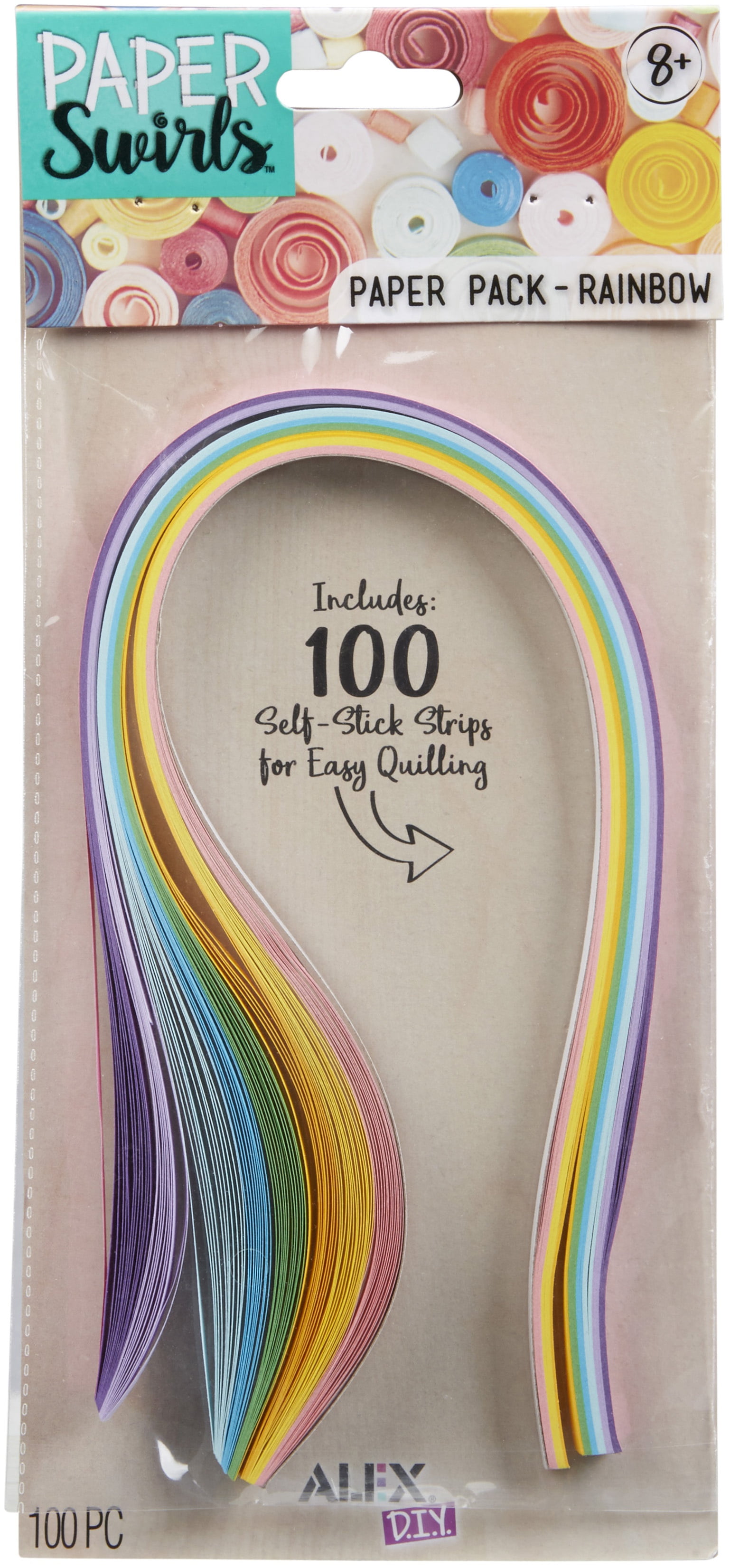 Alex DIY Paper Swirls Rainbow Project Pack Kids Art and Craft Activity ...