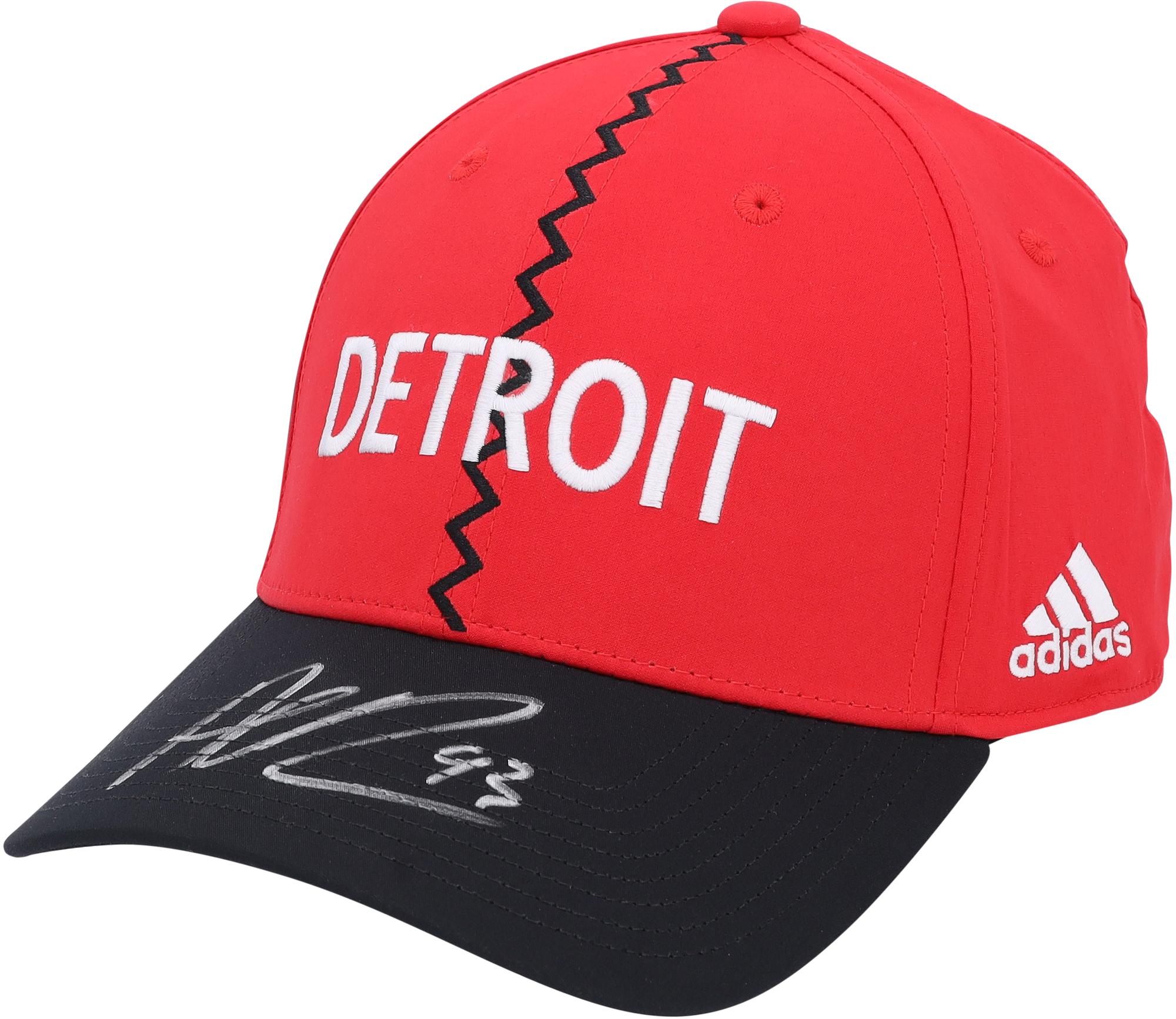 Alex DeBrincat Detroit Red Wings Autographed 2022-23 Reverse Retro Cap ...