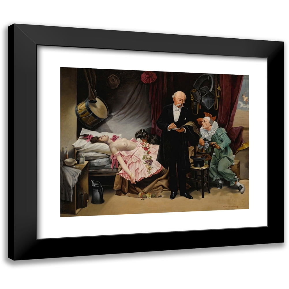 Alex Duschnitz 24x20 Black Modern Framed Museum Art Print Titled ...