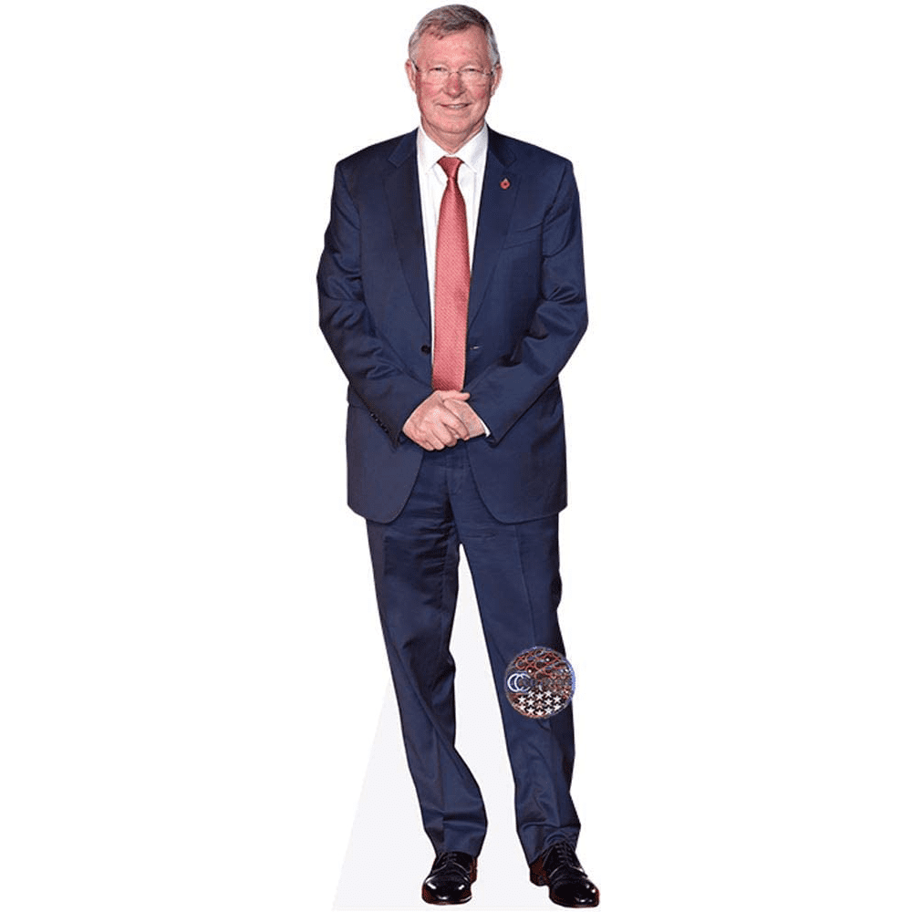 Alex Ferguson (Blue Suit) Lifesize Cardboard Cutout Standee - Walmart.com