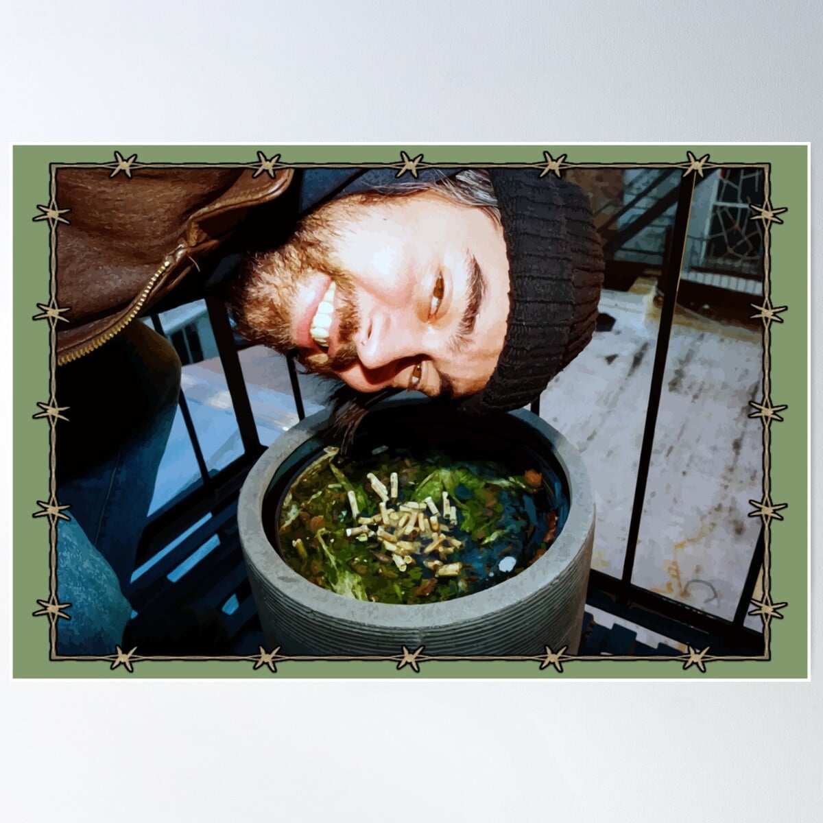 Alex G Ashtray Poster Wall Art, Modern Wall Decor For Living Room ...