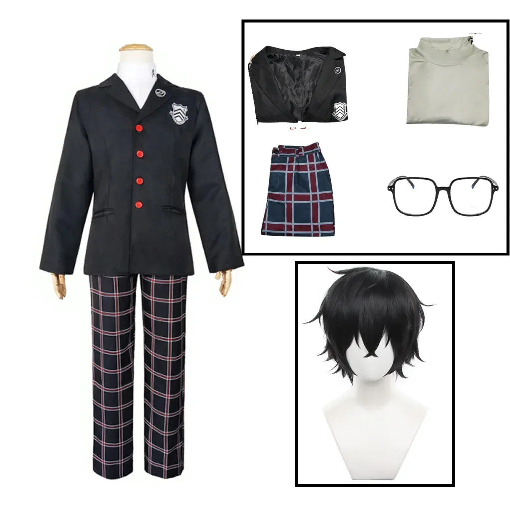 Alex Game Persona 5 Akira Kurusu Cosplay Costume P5 Ren Amamiya Full ...