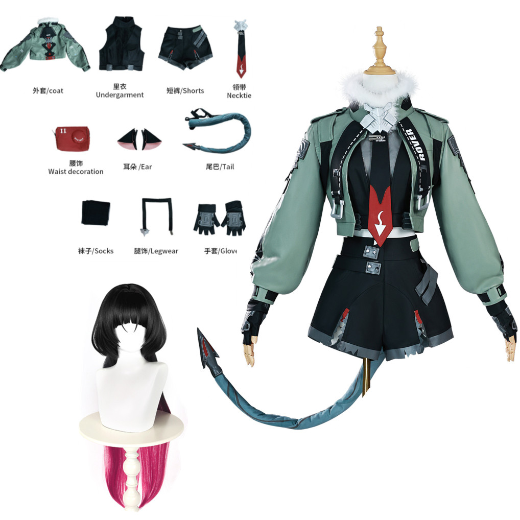 Alex Jane Doe Cosplay Costume Game Zenless Zone Zero S-3XL DokiDoki-R ...