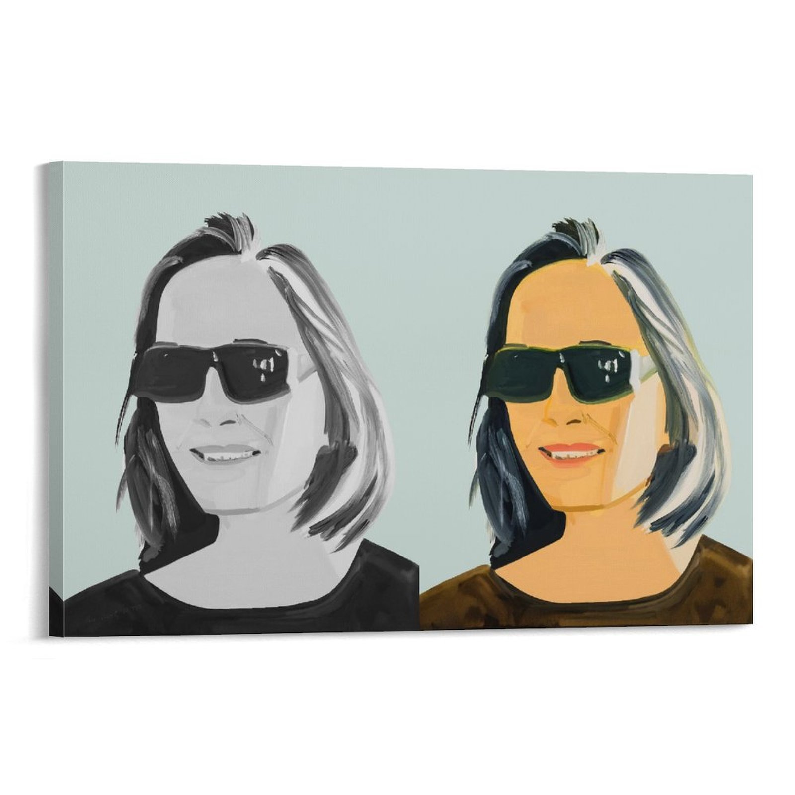 Alex Katz Was An American Painter《Ada X 2》Abstract Art Oil Painting ...