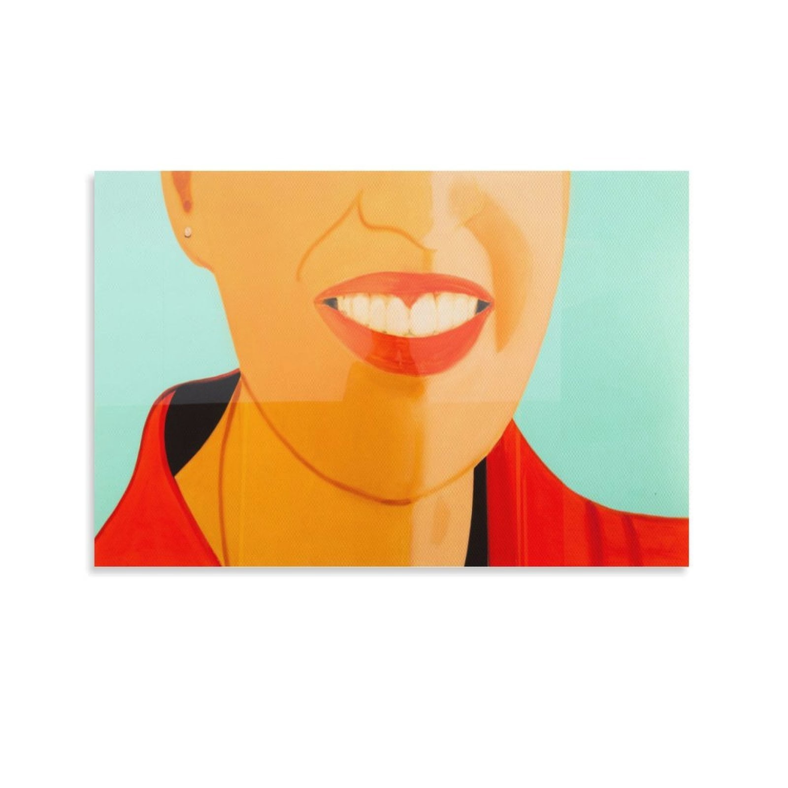 Alex Katz Was An American Painter《Big Smile (Vivien)》Abstract Art Oil ...