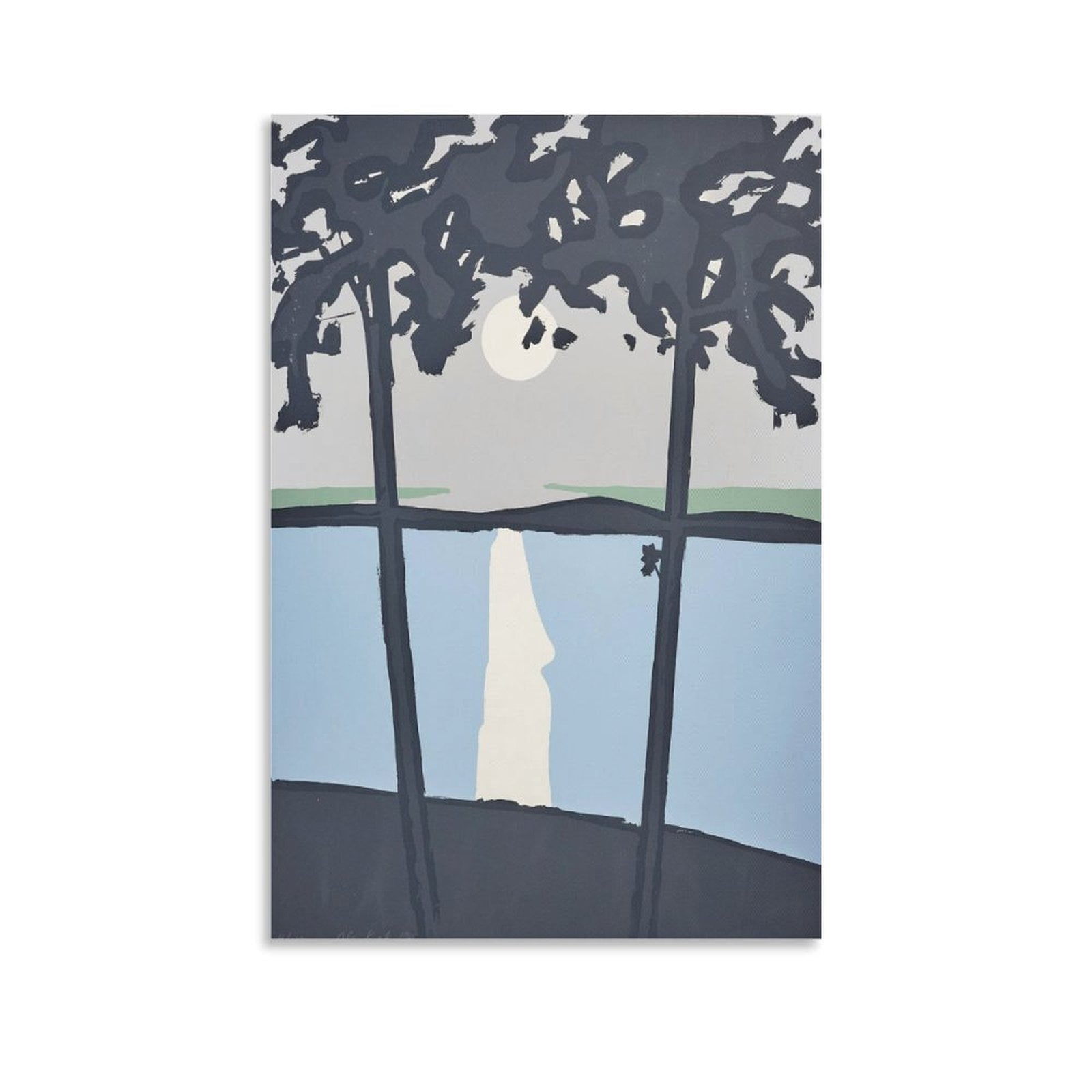 Alex Katz Park 1 Prints Canvas Famous Paintings, Wall Art Posters ...