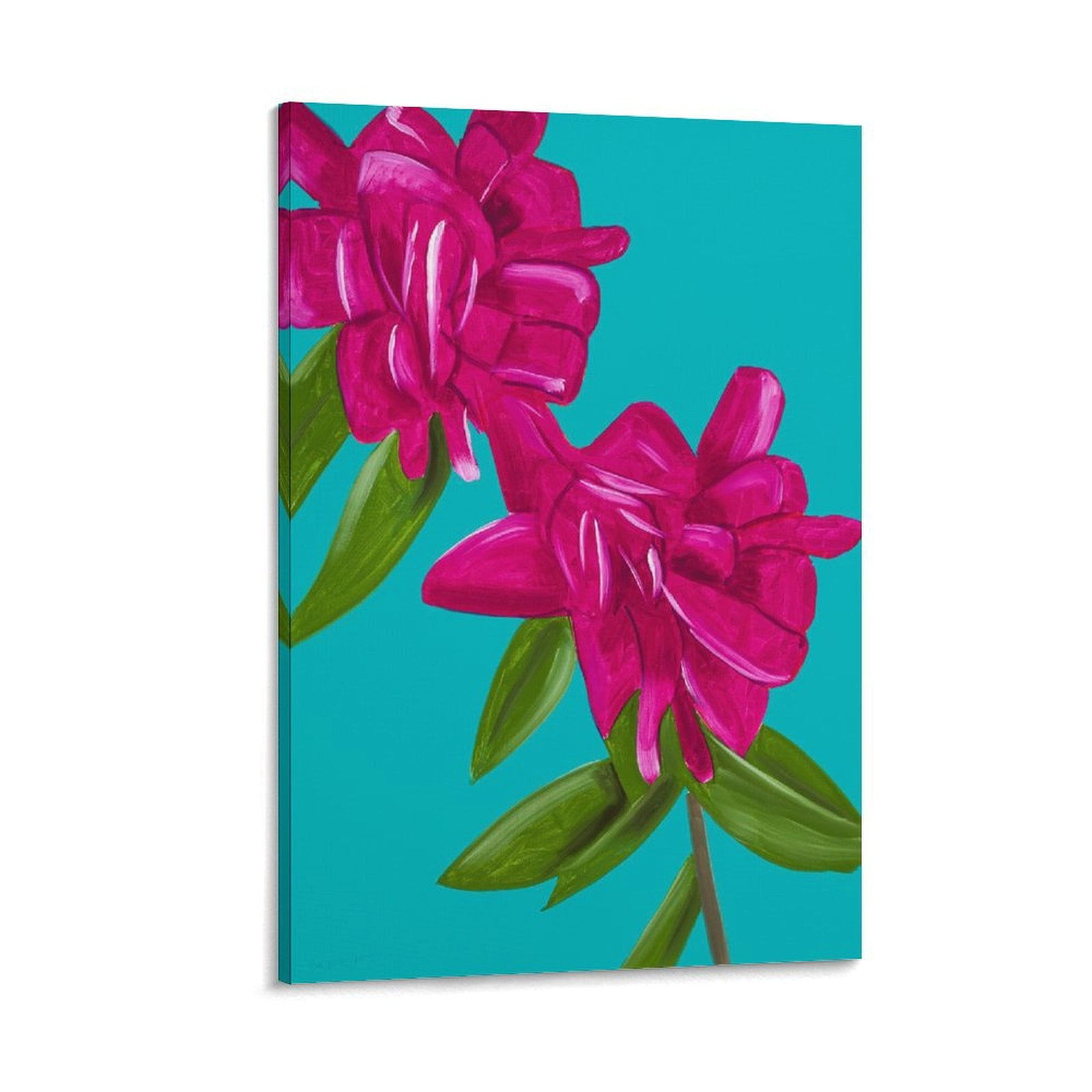 Alex Katz Peonies Canvas Famous Paintings, Wall Art Posters, Decorative Hanging Pictures Picture ...