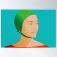 Alex Katz, The Green Cap Poster Wall Art, UNFRAMED PAPER POSTER, Home ...