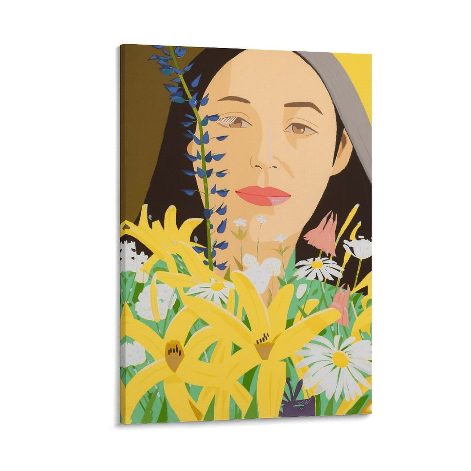 Alex Katz Unknown (12) Canvas Famous Paintings, Wall Art Posters ...