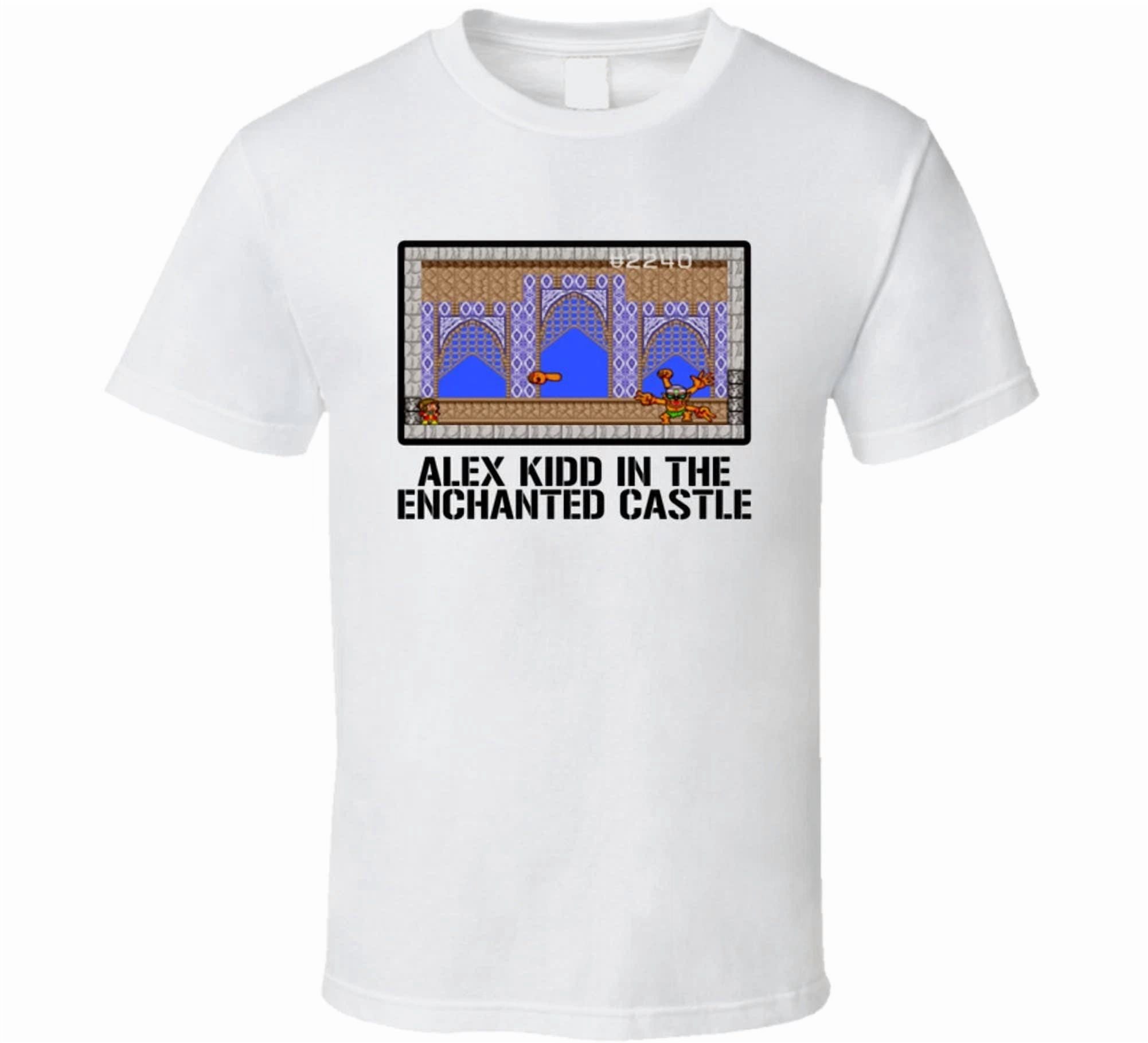 Alex Kidd In The Enchanted Castle Video Game Classic Retro Fan T Shirt ...