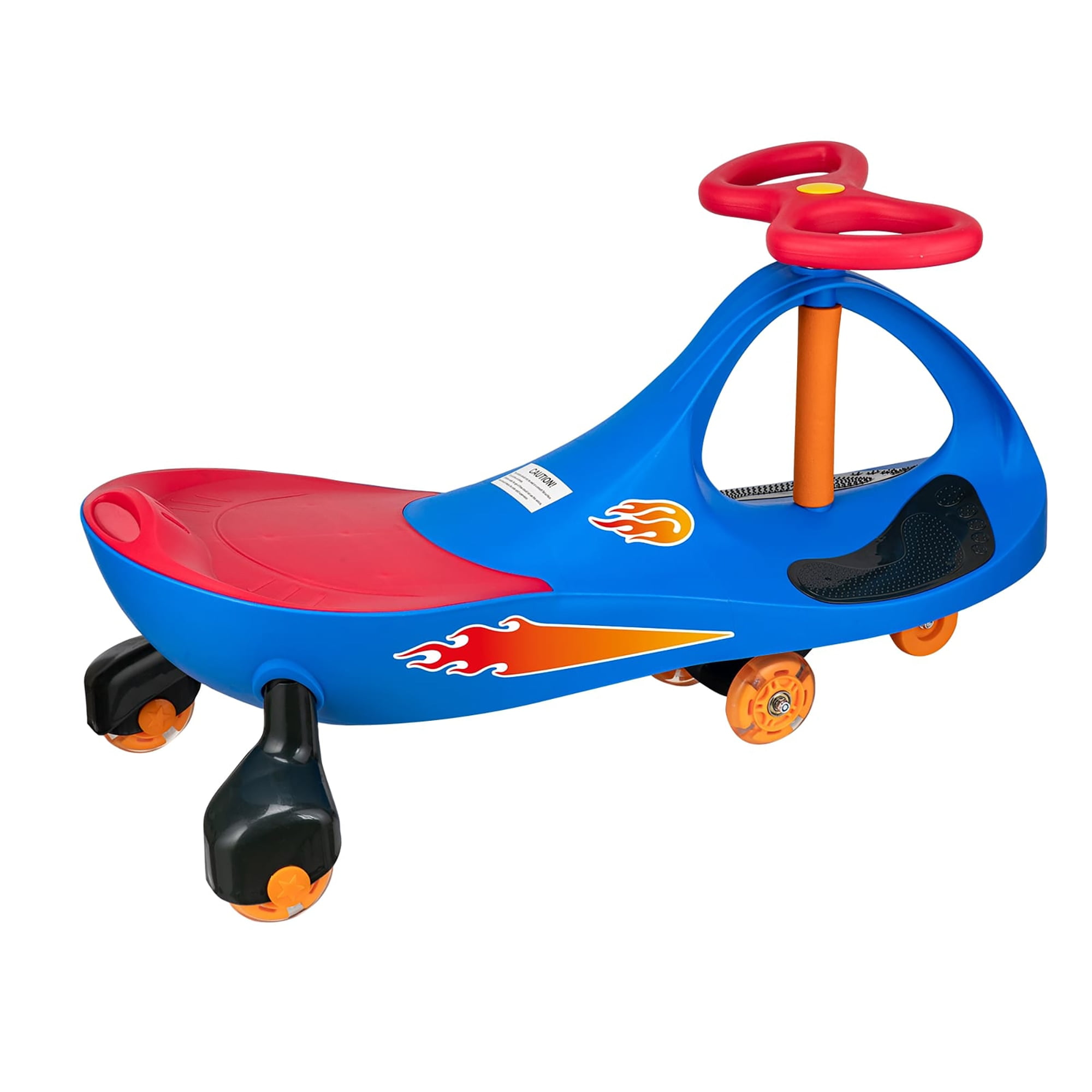 Alex: Lightning Glow Rider - Blue & Red - Inertia & Movement Powered Ride-On Toy, Light-Up ...