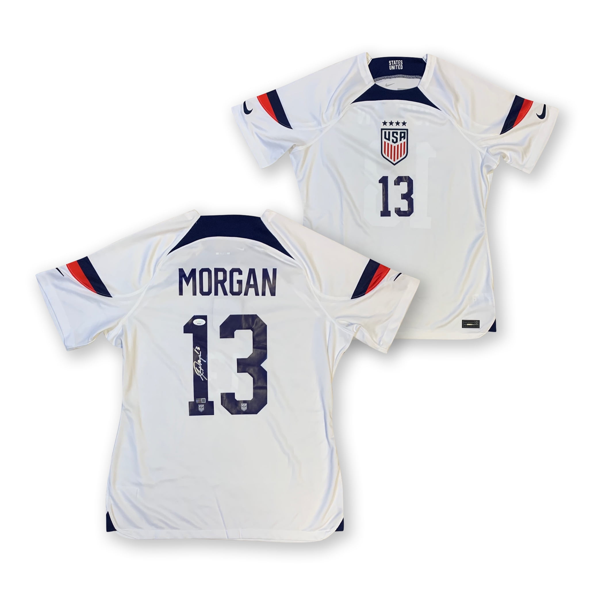 Alex Morgan Autographed USA Womens National Team USWNT World Cup Signed ...