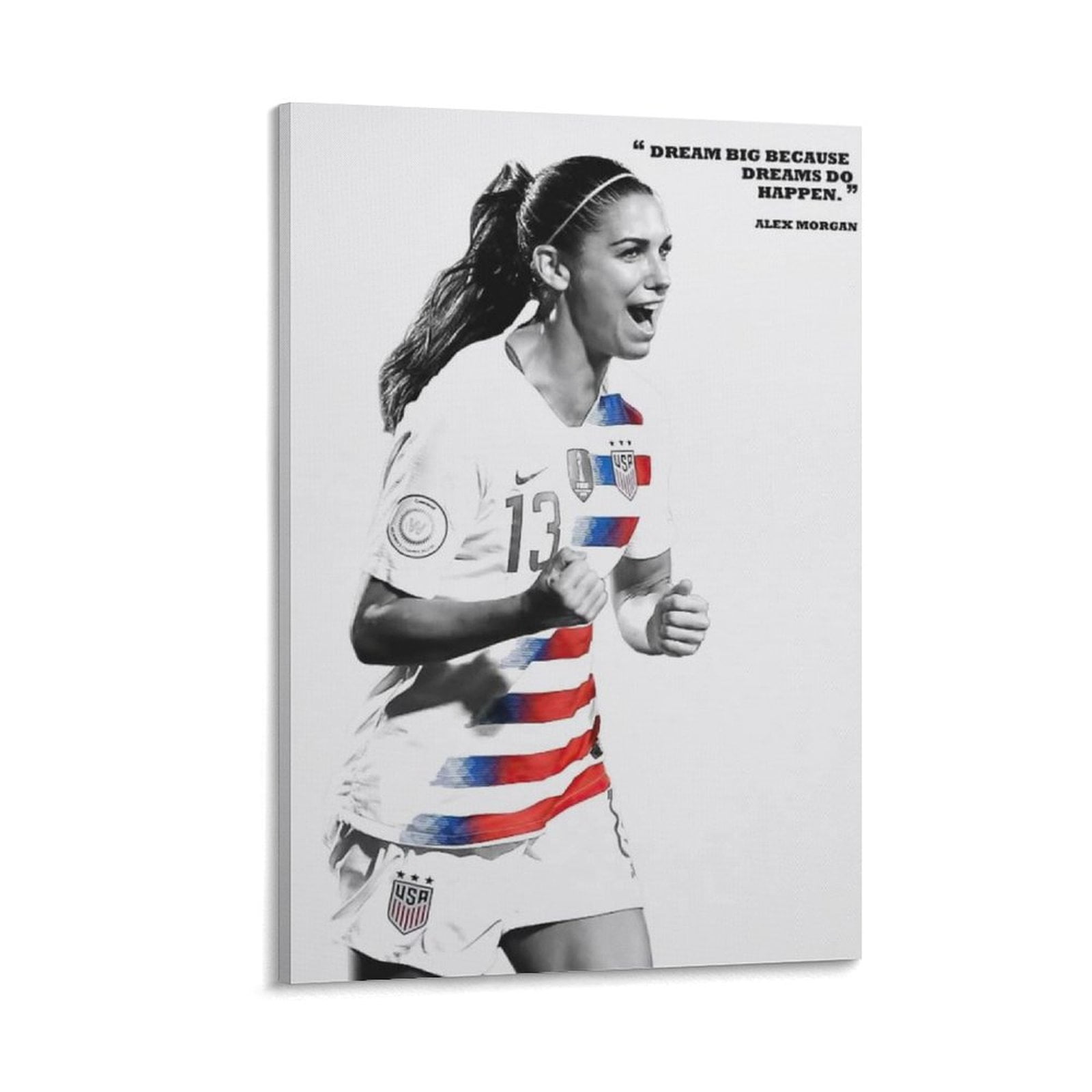 Alex Morgan Poster 8 Painting On Canvas Wall Art Poster Scroll Picture ...