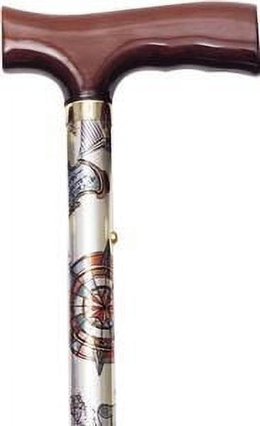 Alex Orthopedic Folding Travel Cane with Fritz Handle Compass Rose 33 ...