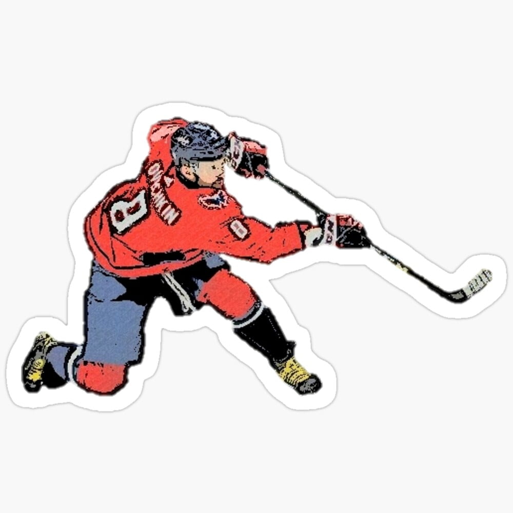 Alex Ovechkin Slapshot Sticker Phone Decal Water Bottle Stickers Car ...