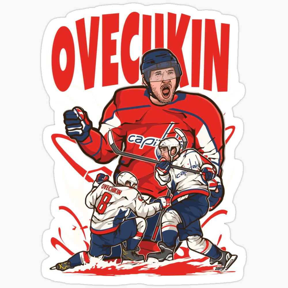 Alex Ovechkin Sticker Phone Decal Water Bottle Stickers Car Decals ...