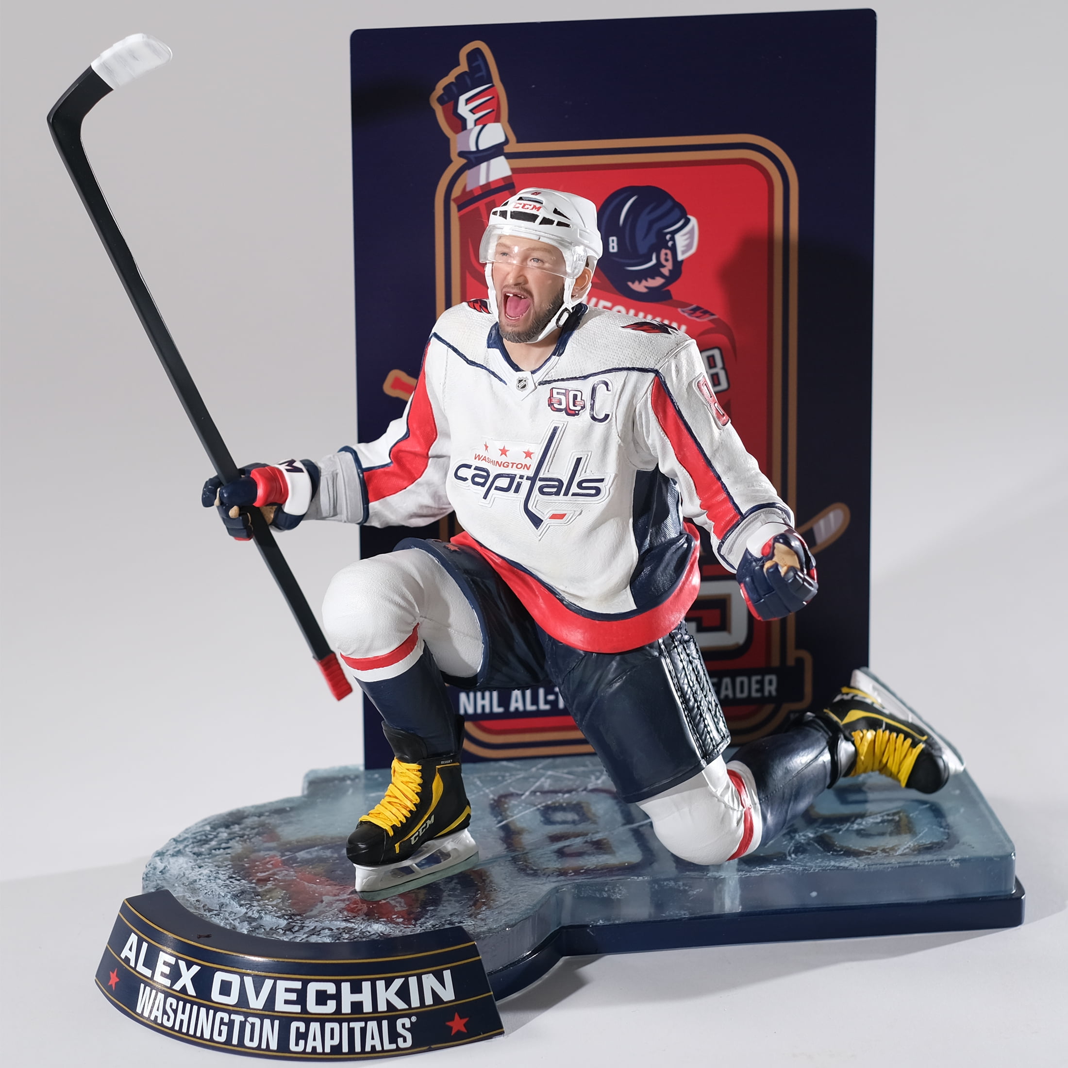 Alex Ovechkin (Washington Capitals) All-Time Goals Leader NHL Resin ...