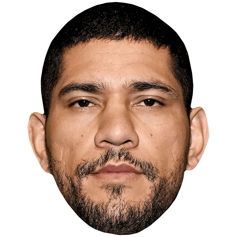 Alex Pereira (Beard) Flat Cardboard Face - Walmart.com