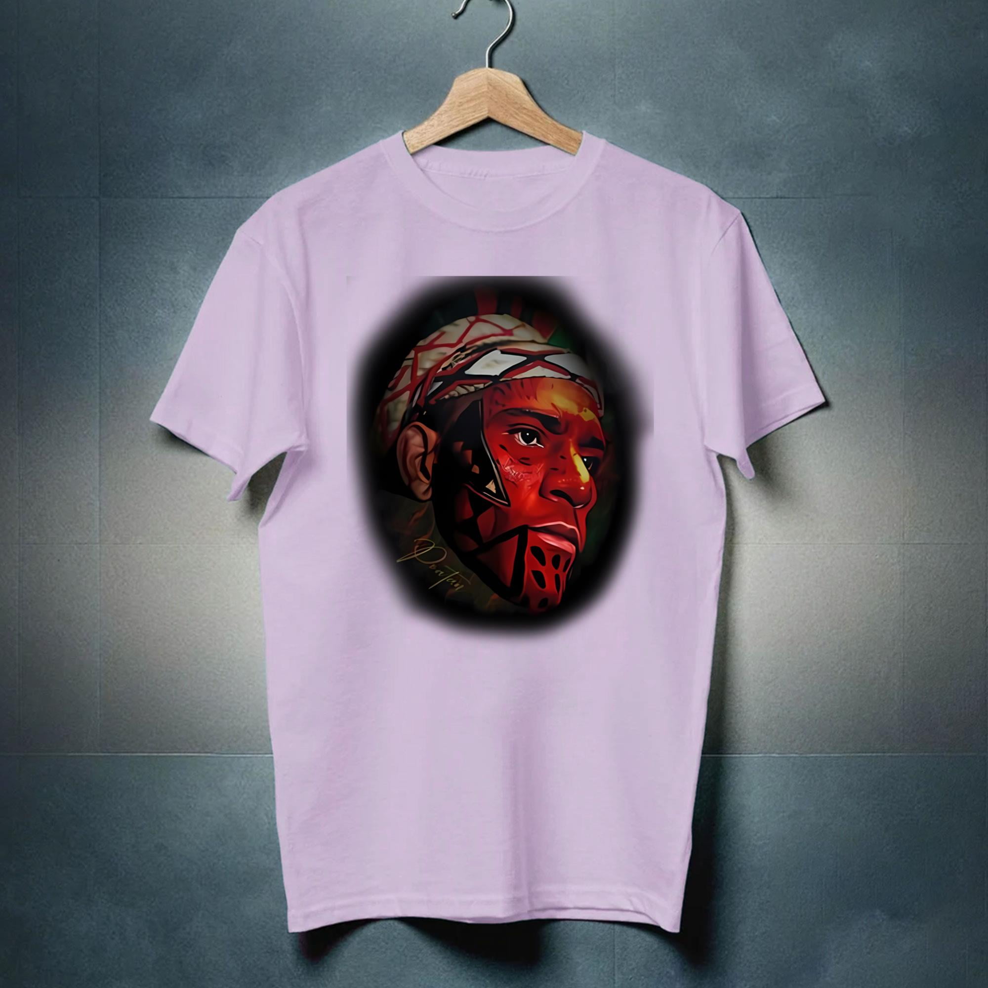 Alex Pereira Poatan Painted Face Portrait Vintage MMA Graphic Design T ...