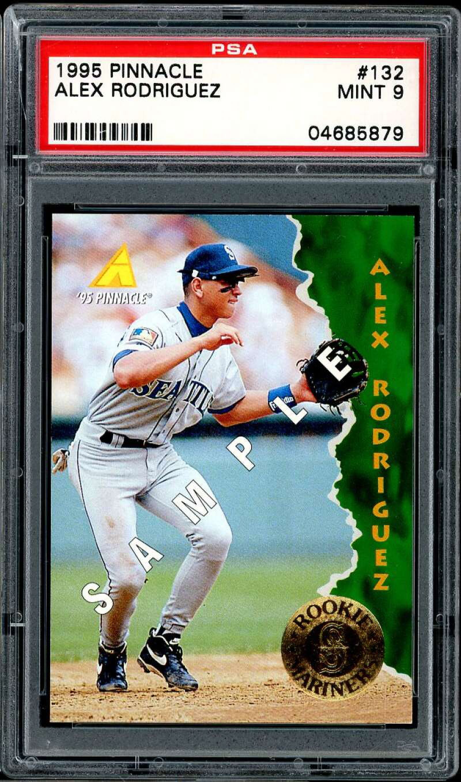 Alex Rodriguez Card 1995 Pinnacle Sample #132 PSA 9 - Walmart.com