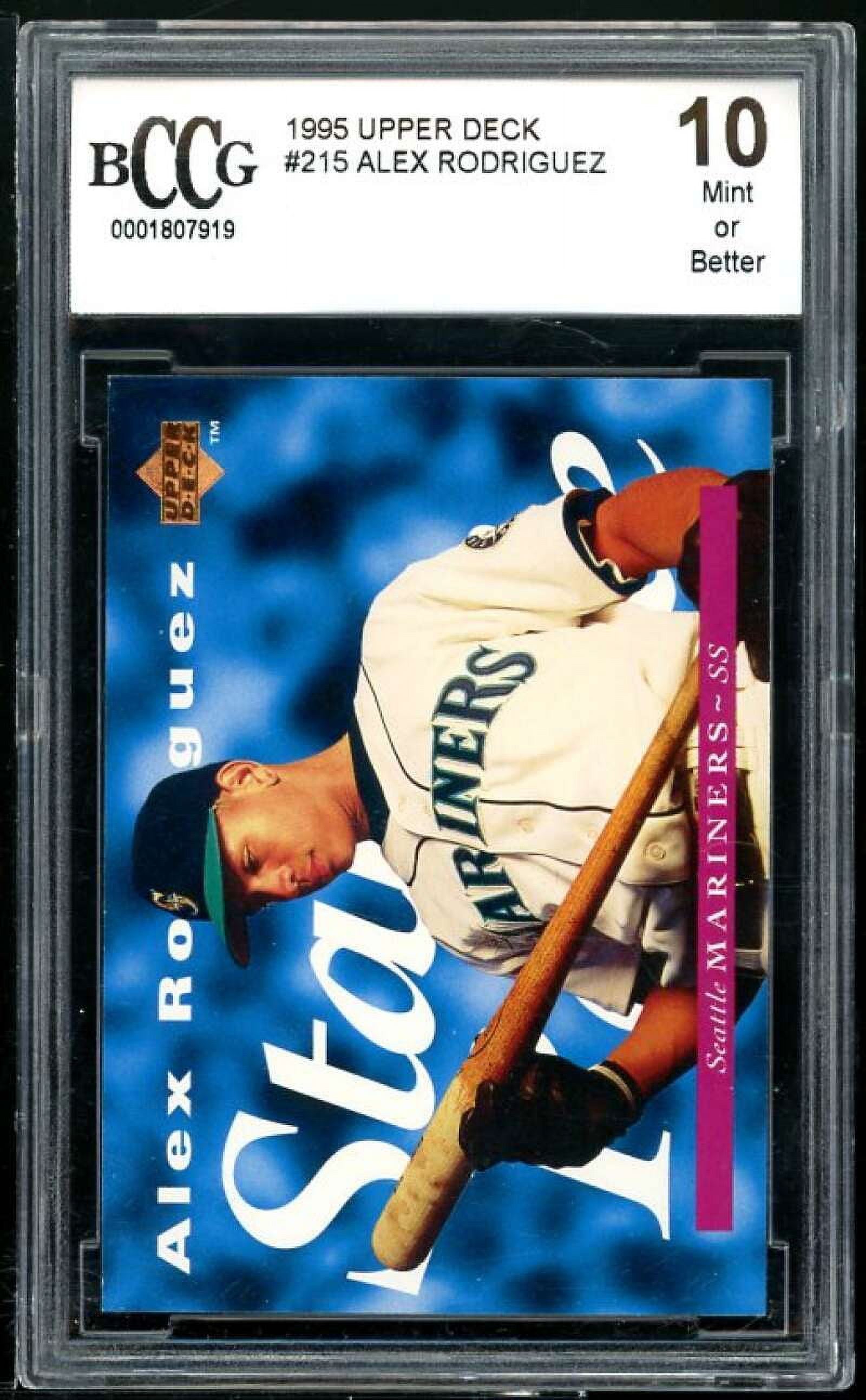 Alex Rodriguez Star Rookie Card 1995 Upper Deck BGS BCCG 10 - Walmart.com