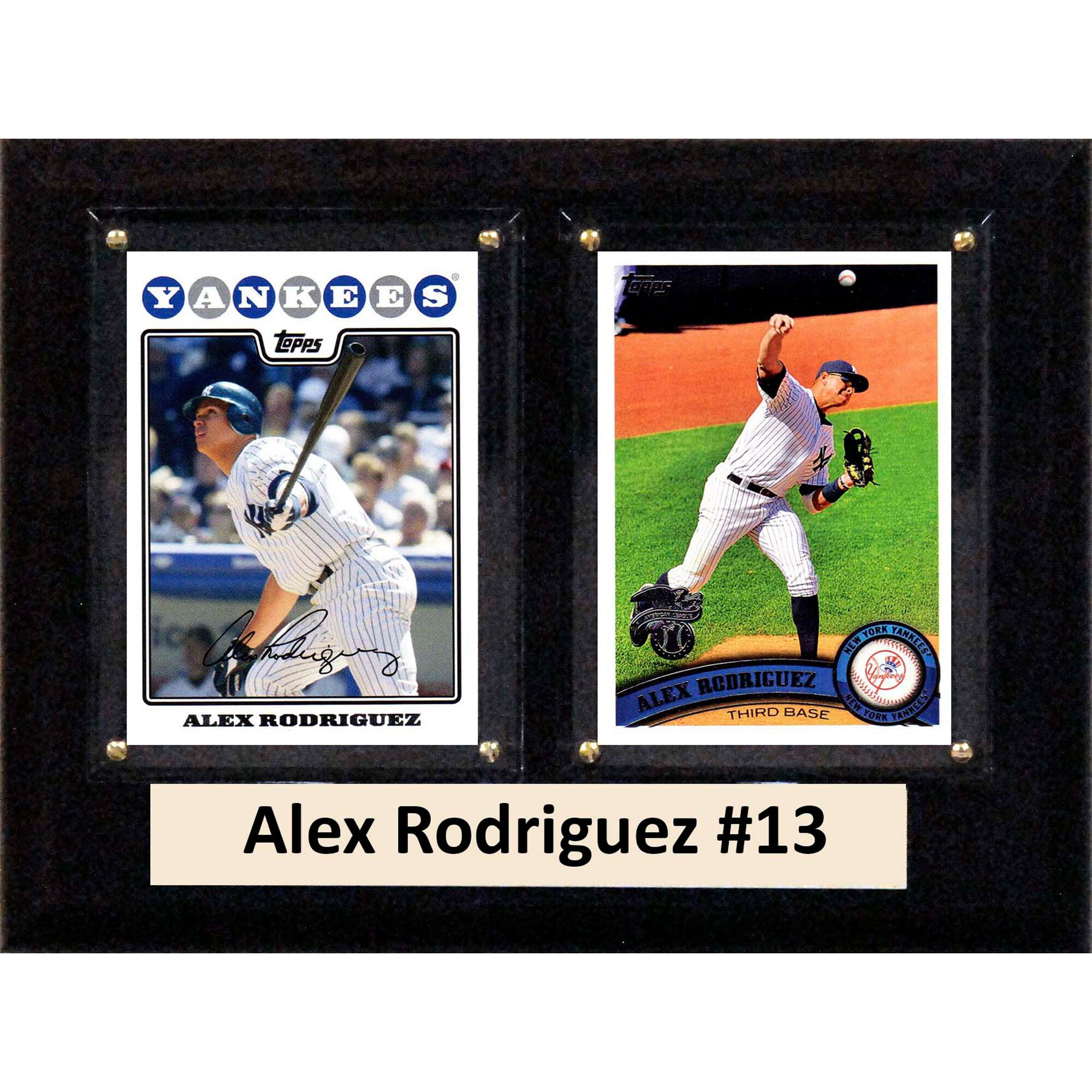 Alex Rodriguez Yankees 6'' x 8'' Plaque - Walmart.com