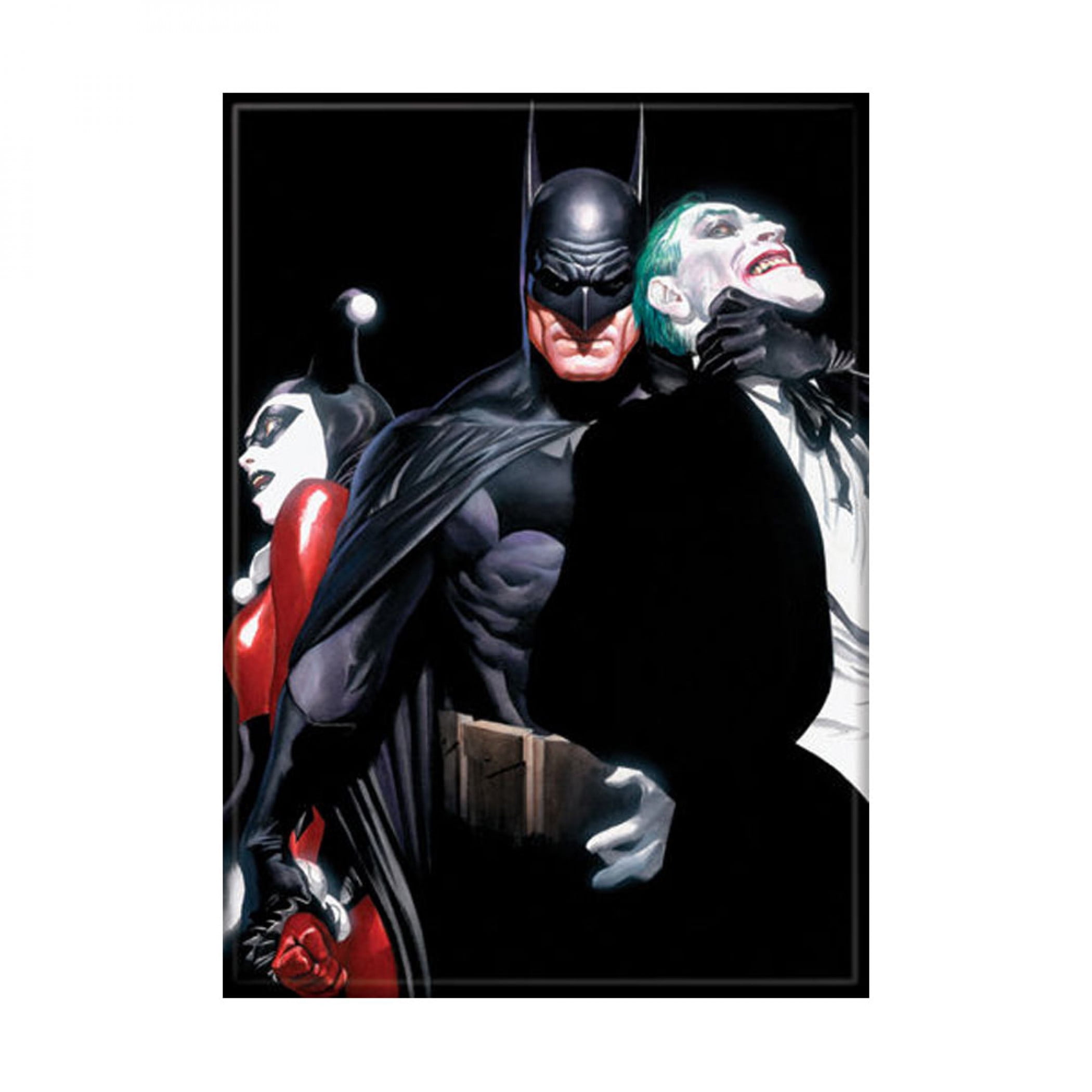 Alex Ross Harley Joker Batman Print Photo Magnet - Walmart.com